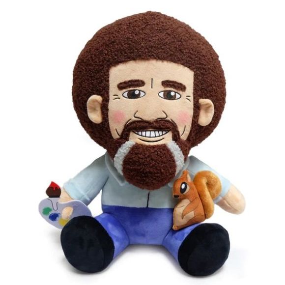 Neca | Toys | Bob Ross Hugme Plush Bob Ross With Peapod | Poshmark
